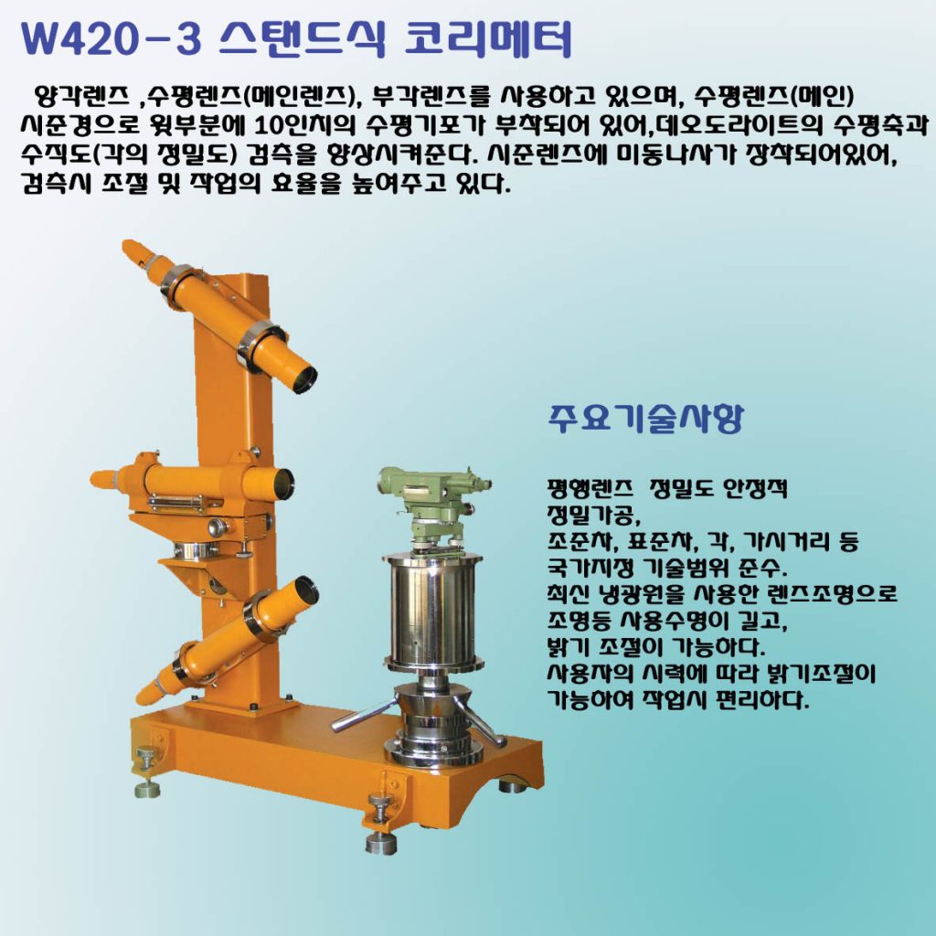 코리메타 W420-3 – 신영측기(주)